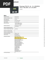 Datasheet - Easergy P5 Protection Relays - P5F30 | PDF ...