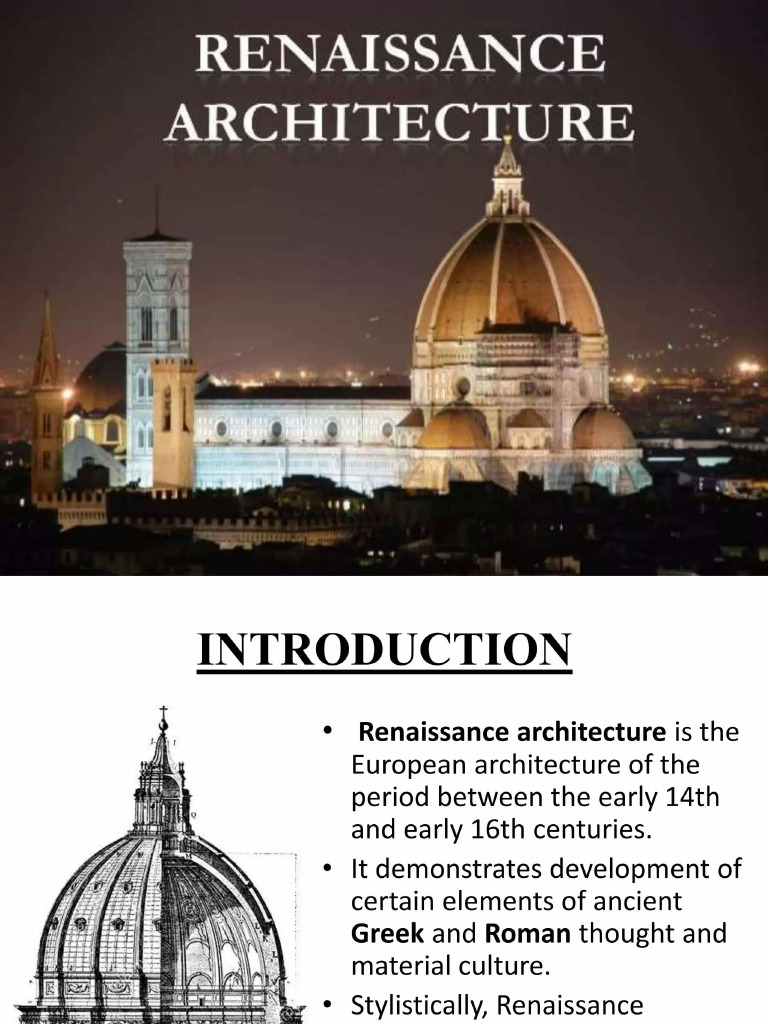 Renaissance Architecture | PDF