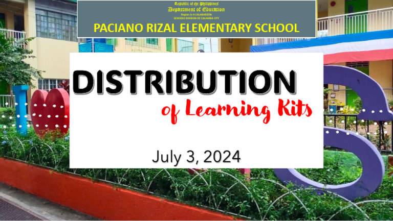 Tarp distribution of Learning KIts | PDF
