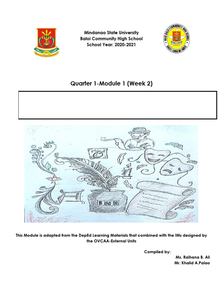 Quarter 1 Week 2 | PDF | Journalism | Essays