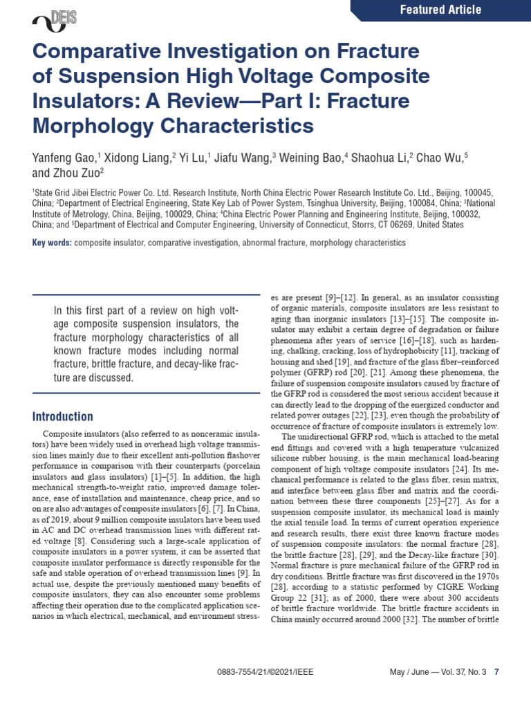 Gao 2021 | PDF | Fracture | Fiberglass