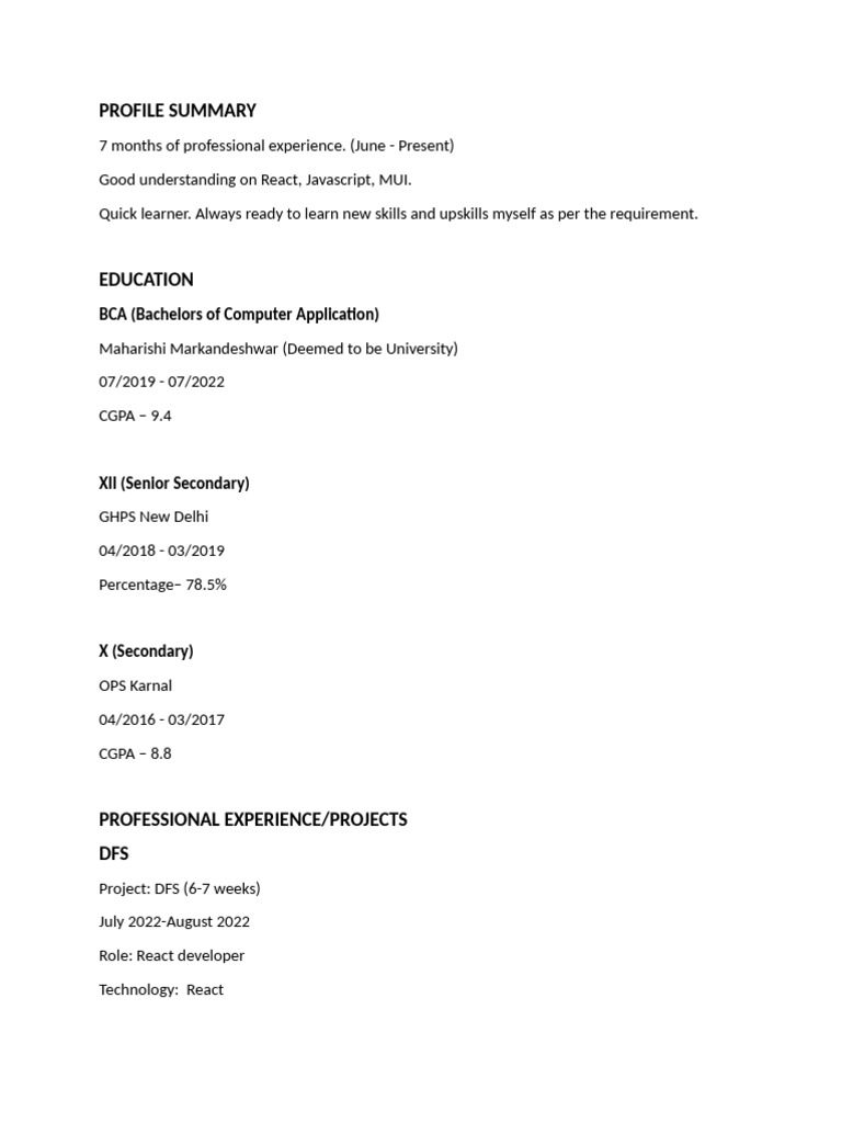 Skill Document Pdf