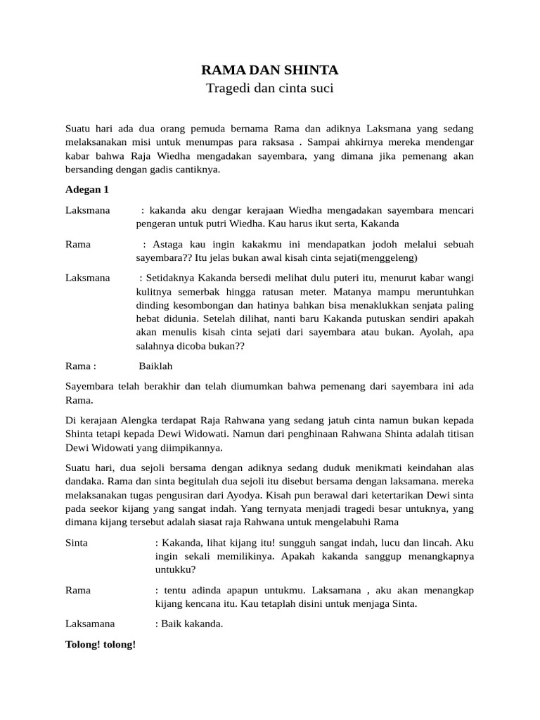 Rama Shinta XI-4 | PDF | Agama & Spiritualitas