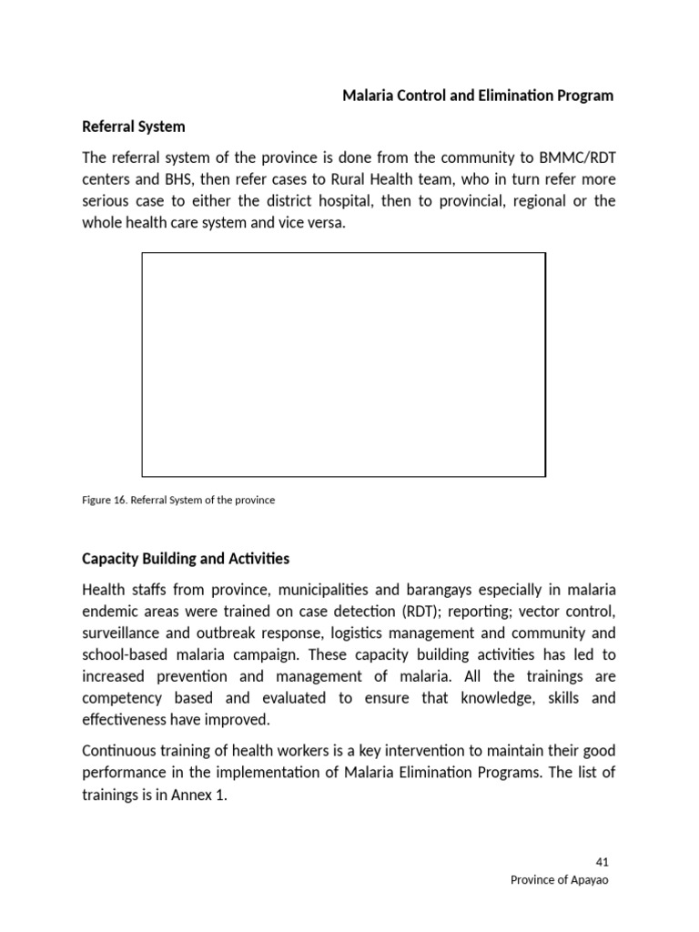 Malaria Control and Elimination Program | PDF | Malaria | Epidemiology