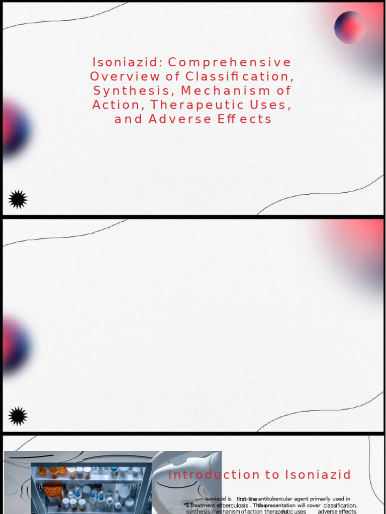 Isoniazid: Uses, Synthesis, Effects | PDF | Clinical Medicine | Drugs