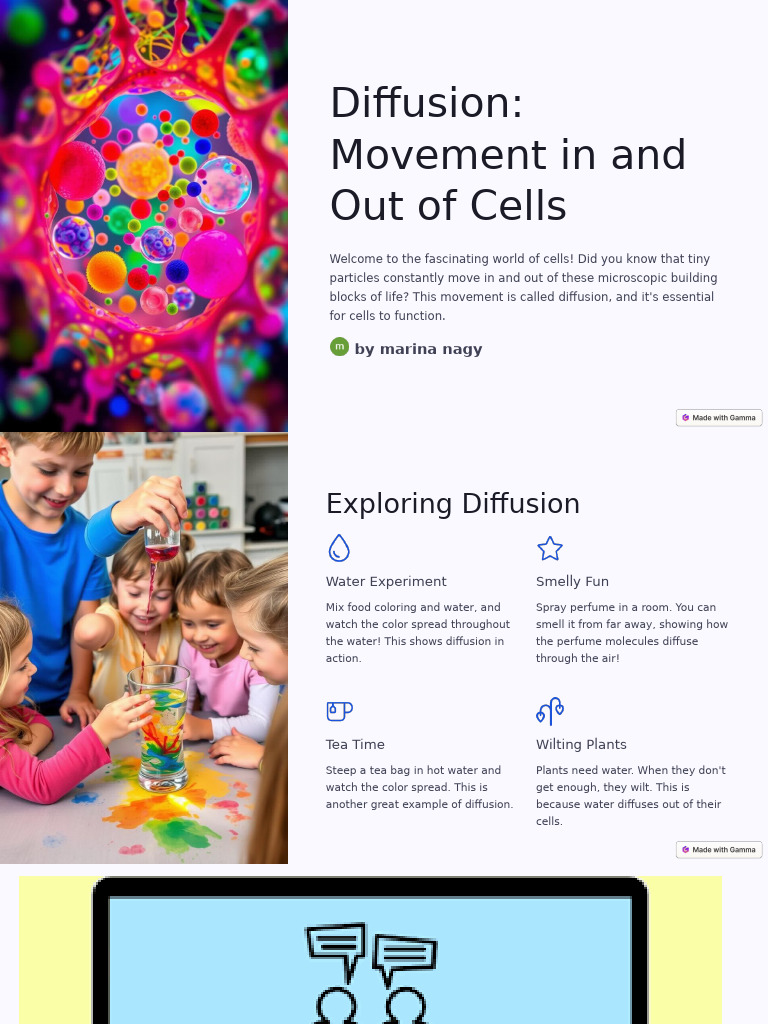 Understanding Cell Diffusion Basics | PDF | Diffusion | Water