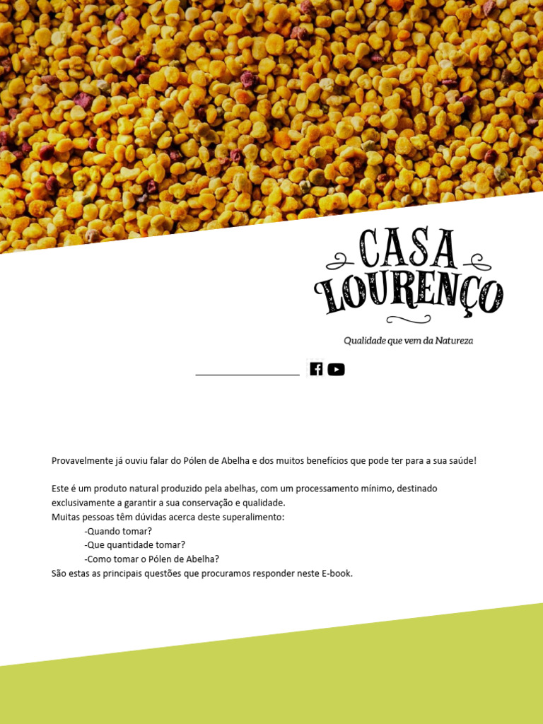 Como Consumir Pólen de Abelha Eficazmente | PDF | Pólen | Abelhas