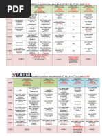 Remedial Time Table | PDF