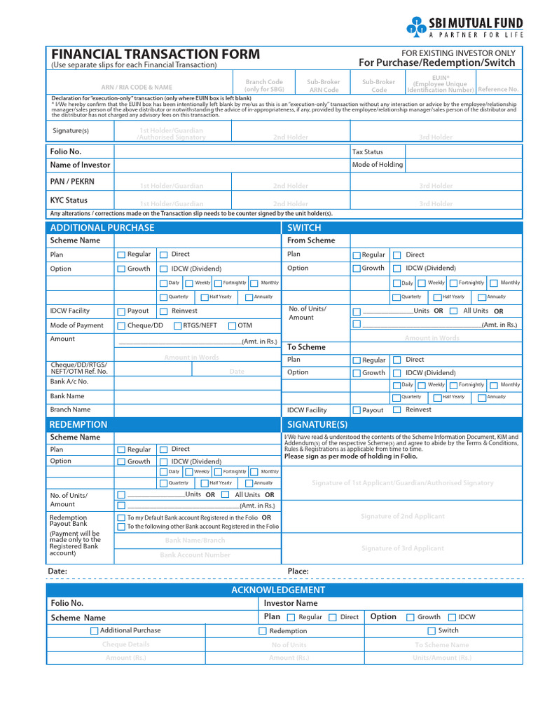Financial Transaction Form Guide | PDF | Dividend | Economies