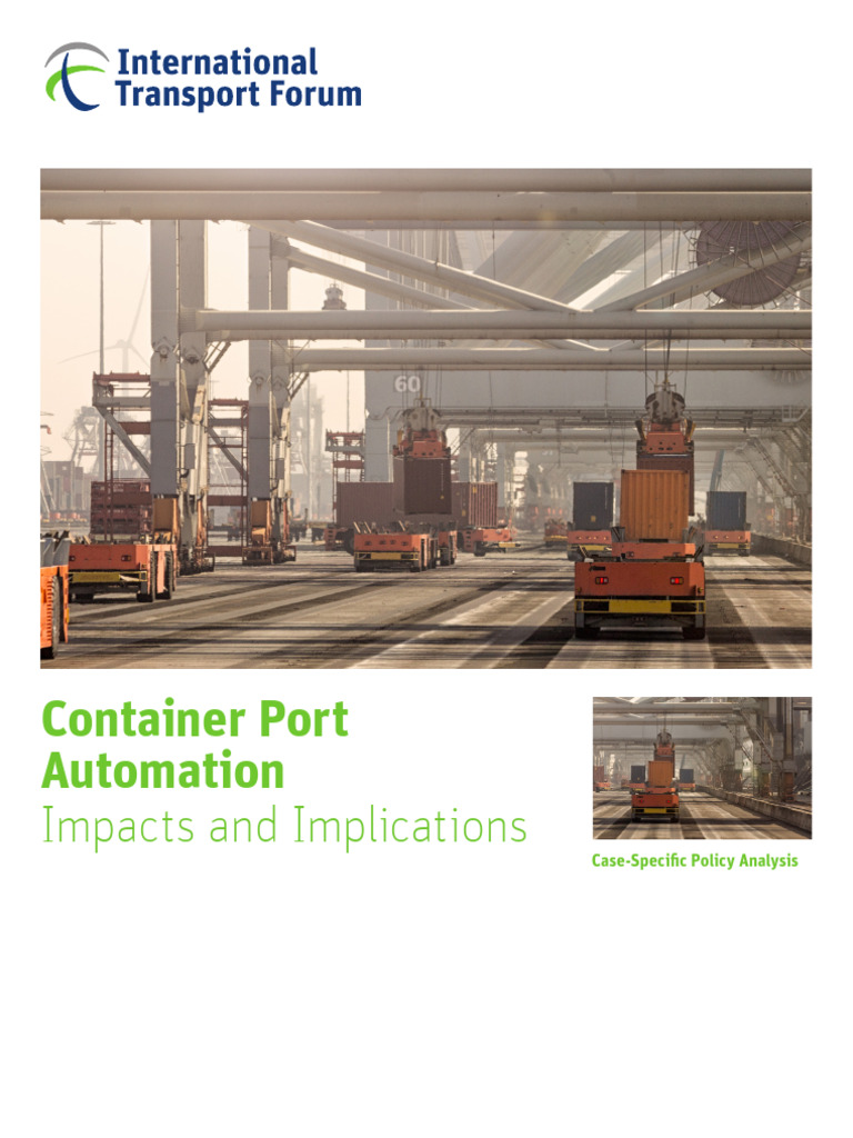 Container Port Automation Analysis | PDF | Crane (Machine) | Automation