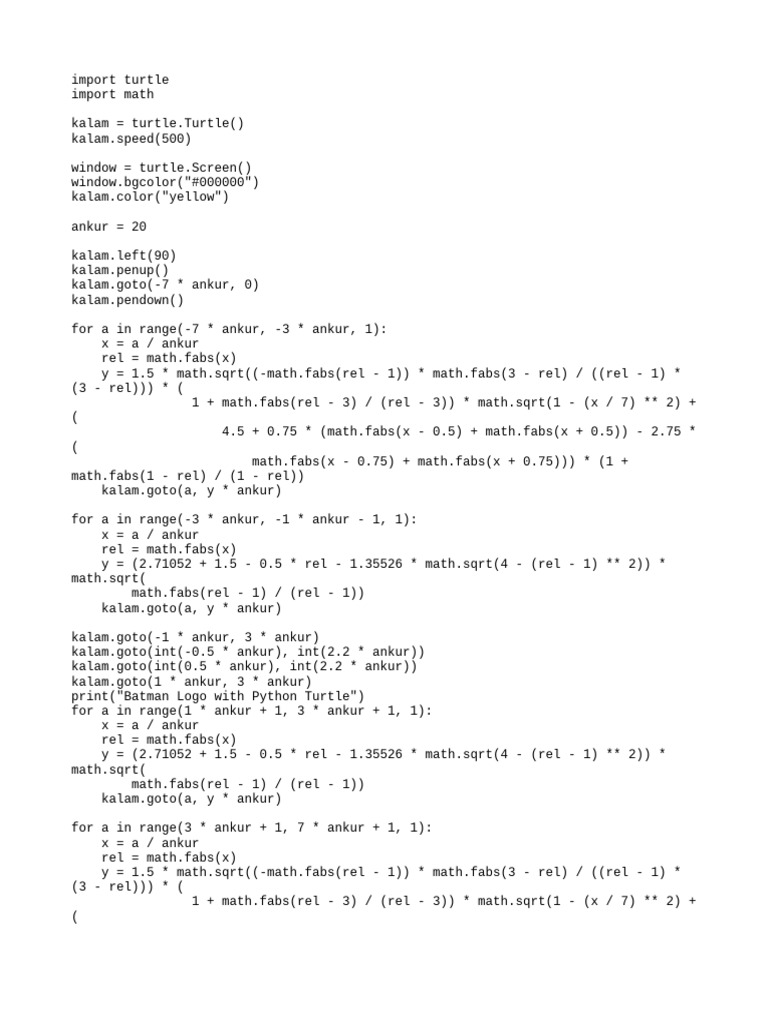 batman | PDF | Computer Programming