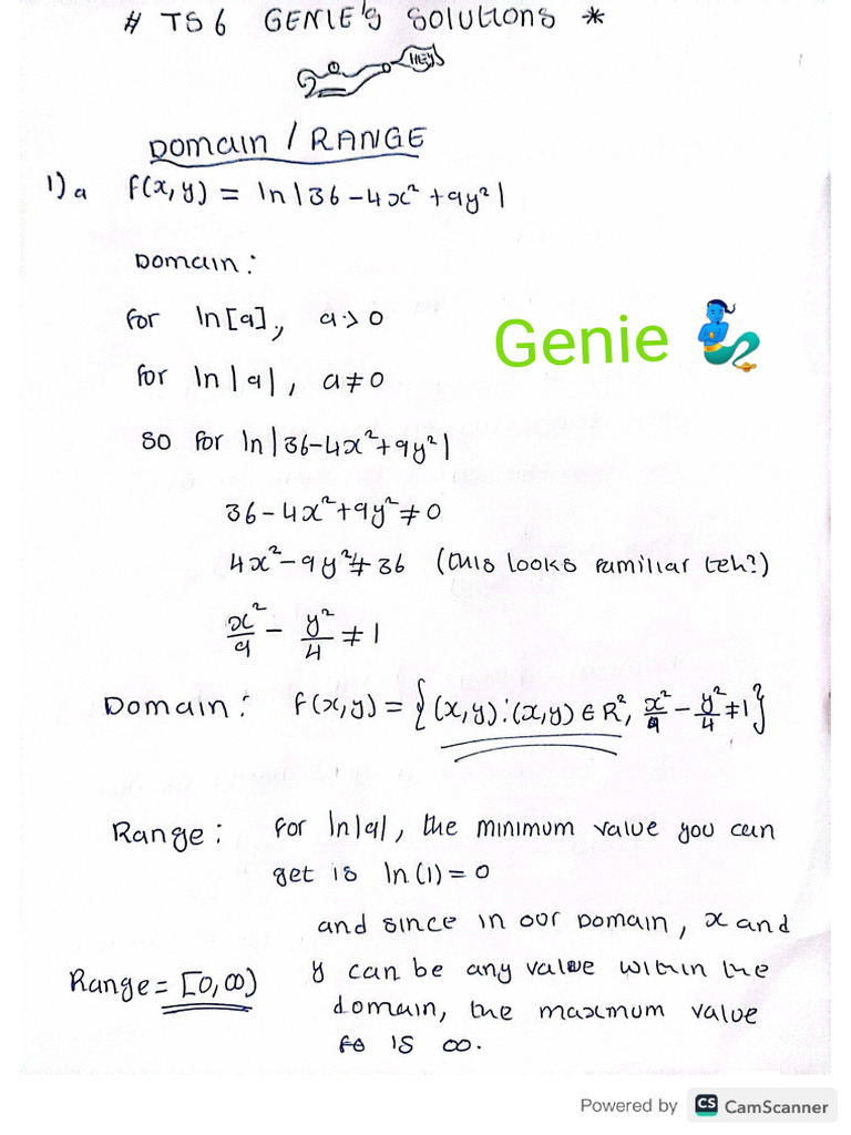 Genie's TS6 Solutions | PDF