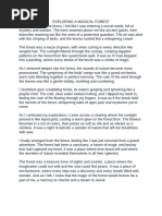Descriptive Forest Writing Examples | PDF | Trees | Rainforest