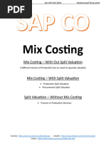 FIFO Basis in SAP | PDF | Valuation (Finance) | Inventory
