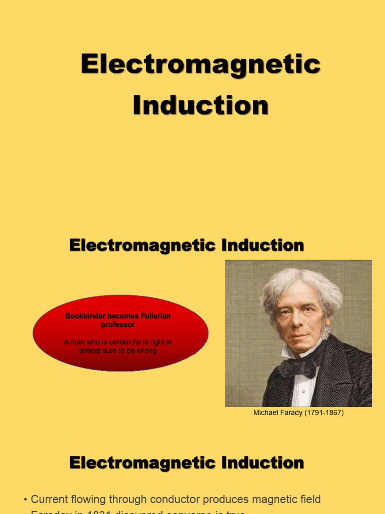 Electromagnetic Induction Pdf Pdf Electromagnetic Induction
