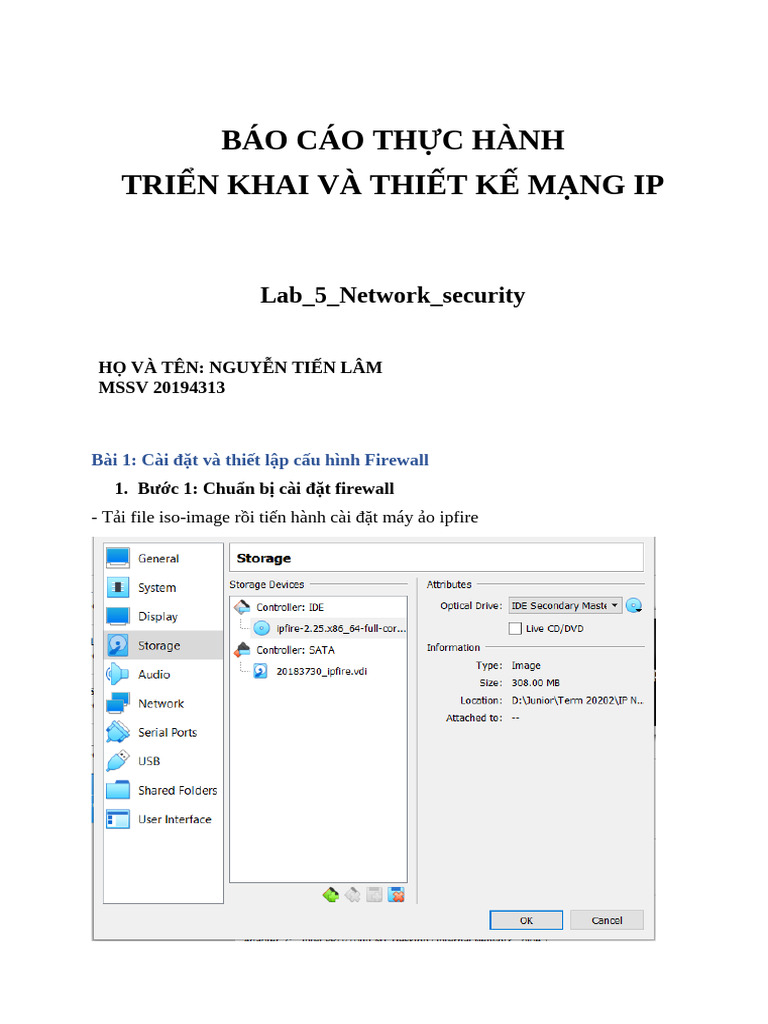 Lab - 5 - Network - security - Nguyễn Tiến Lâm - 20194313 | PDF
