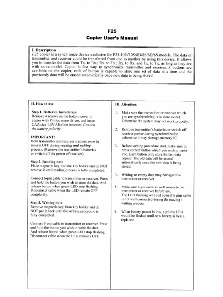 Data Copier Manual | PDF