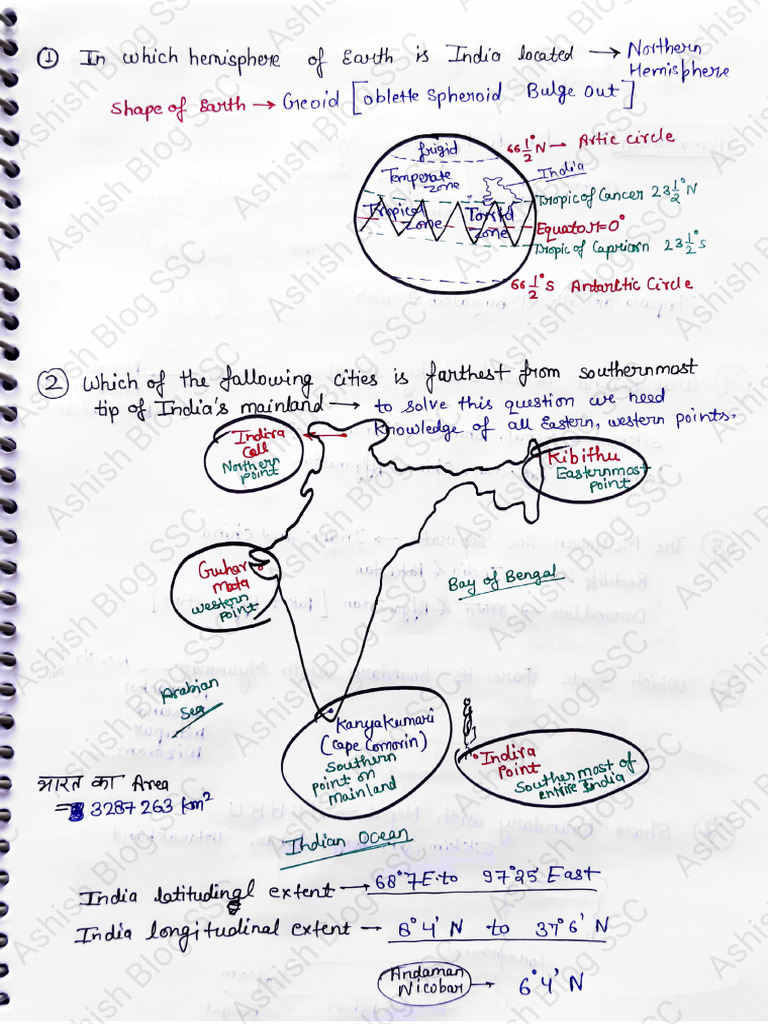 Geography PYQ - 1 | PDF