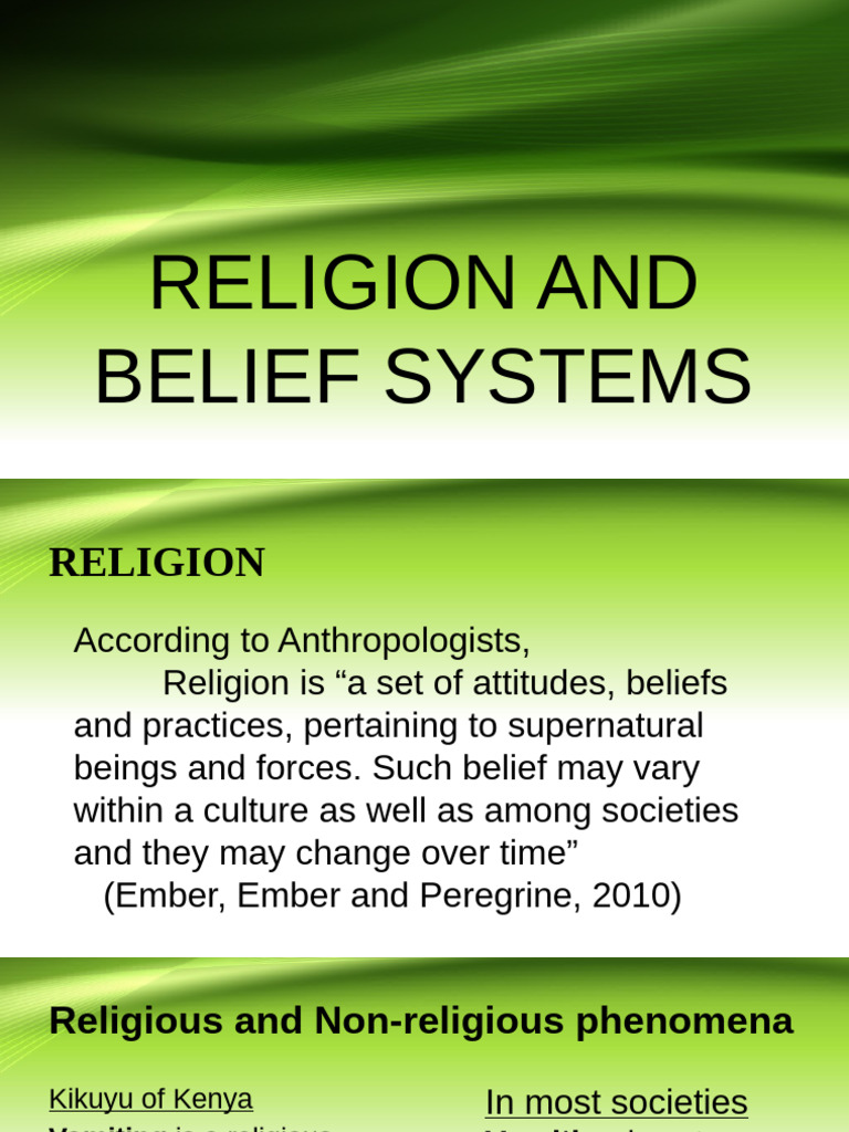 20 Ucsp Relegion and Belief Systems | PDF | Theism | Polytheism