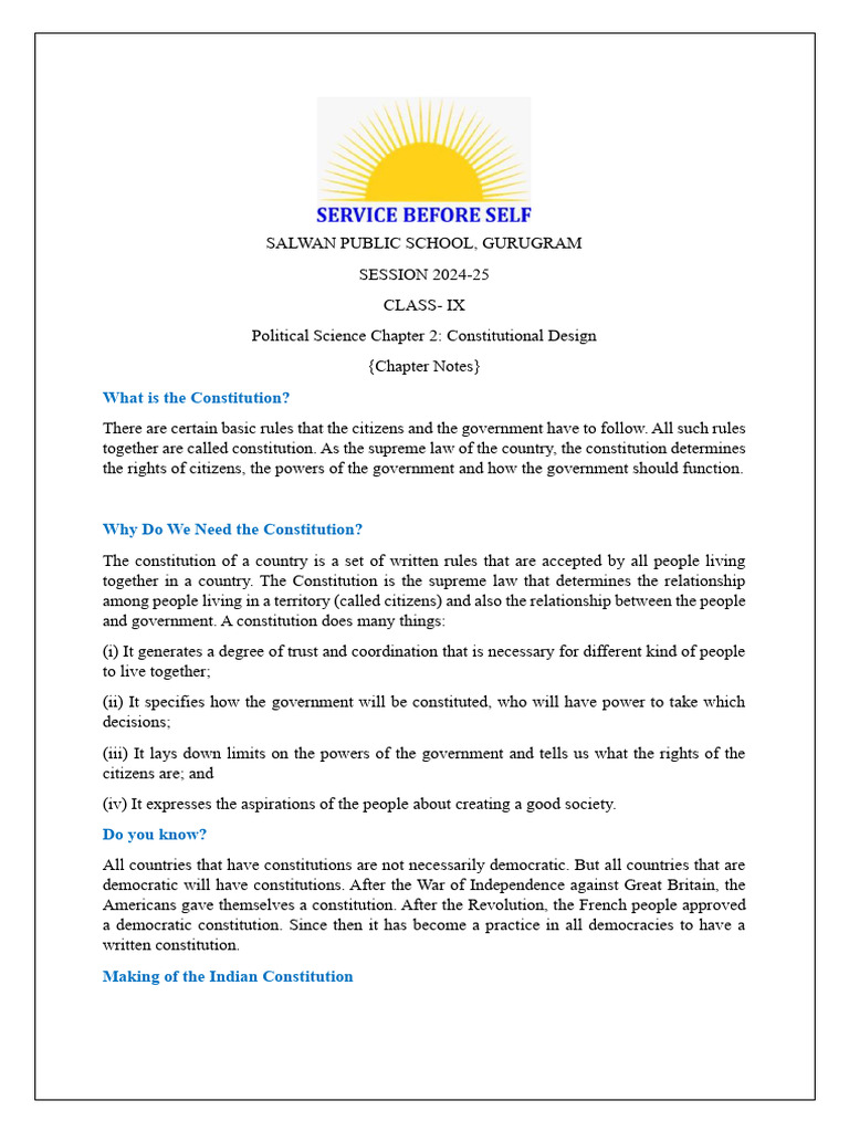 CONSTITUTIONAL DESIGN IX | PDF | Constitution | Citizenship