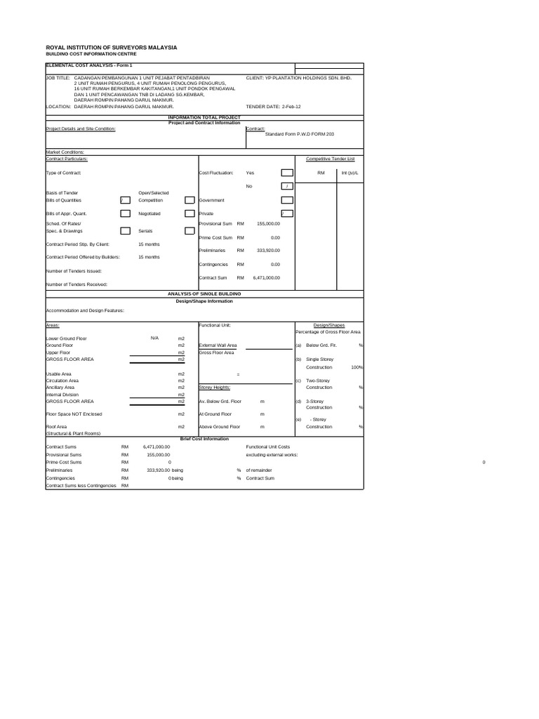 ECA Form1,2,3 | PDF | Buildings And Structures | Building Engineering