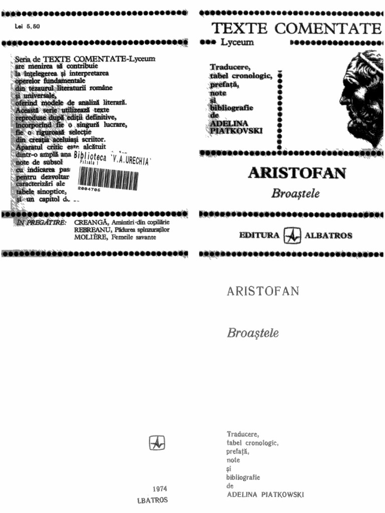 Aristofan Broastele | PDF