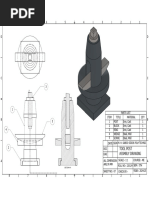 Knuckle Joint Assembly Drawing | PDF | Mechanical Engineering