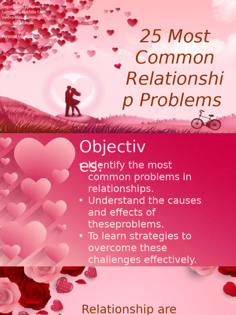 25 Most Common Relationship Problems Per.dev | PDF | Intimate Relationships | Infidelity