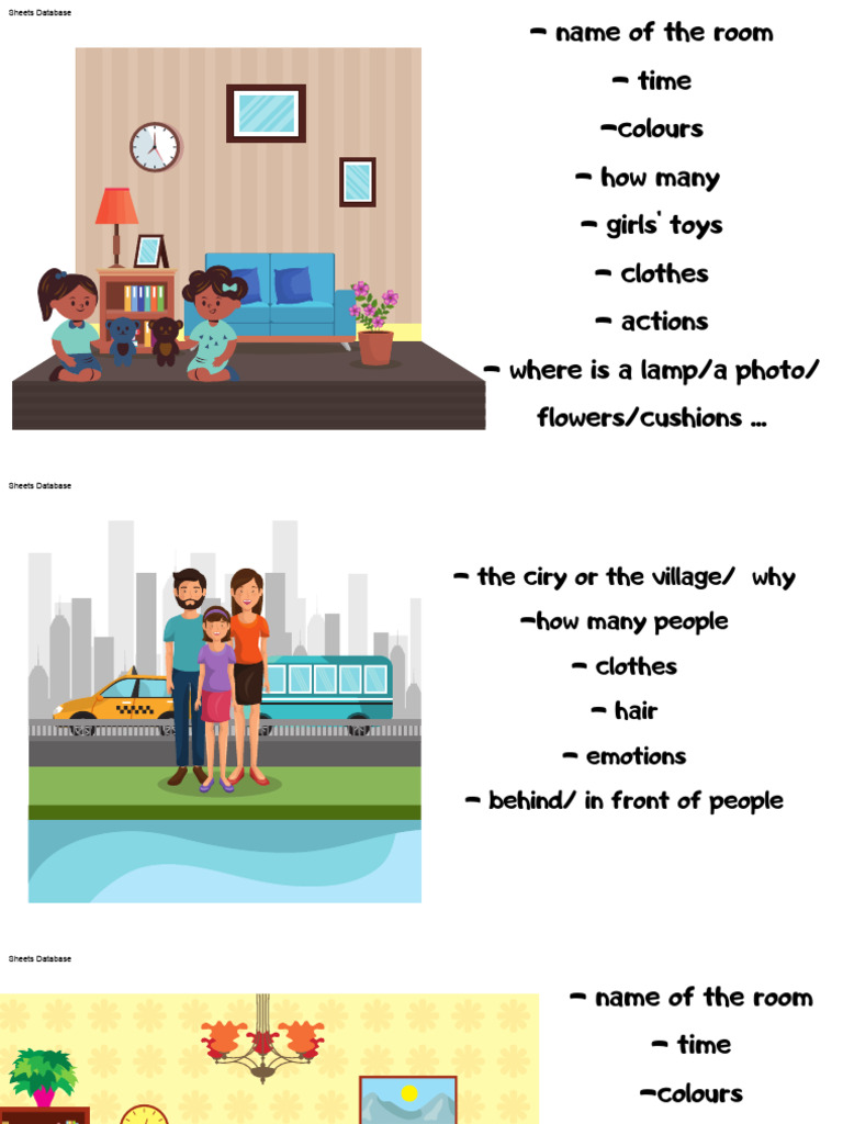 Picture Description With Hints | PDF | Foreign Language Studies | Home ...