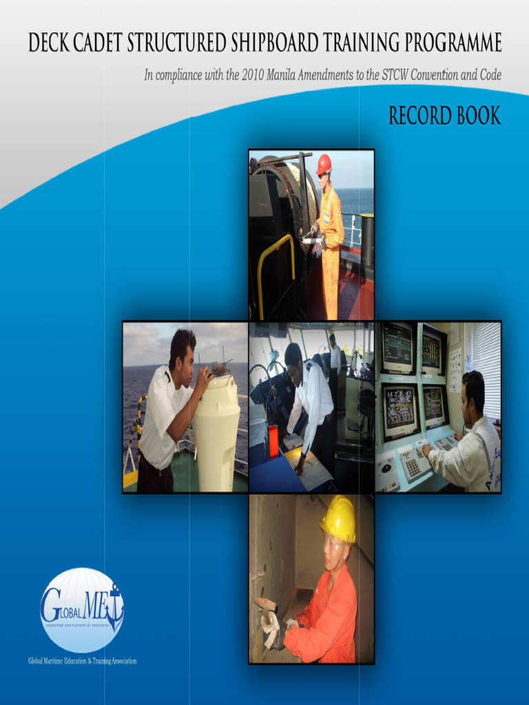 Deck Cadet Structured Shipboard Training Programme Record Book ...