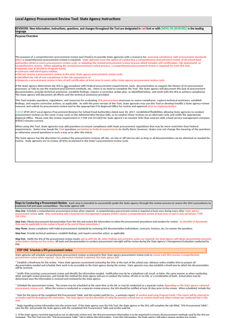 SP33 2019a Procurement Tool | PDF | Request For Proposal | Procurement