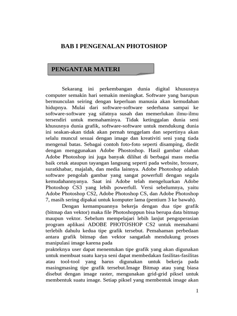 Materi-Photoshop Dodi | PDF