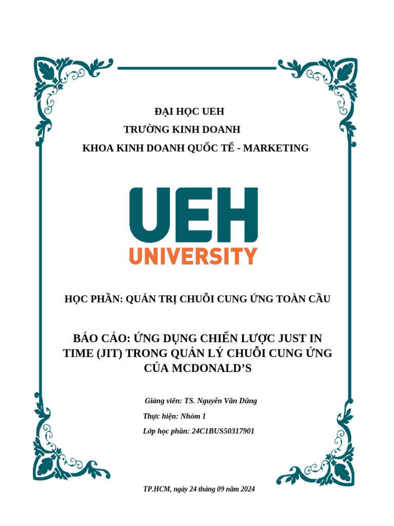 Báo Cáo OSCM | PDF