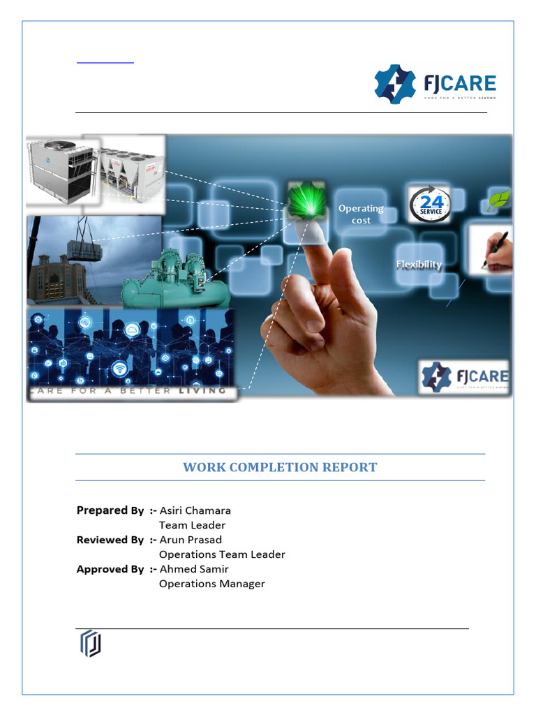 Victoria Residence Work Completion Report | PDF | Electromechanical ...