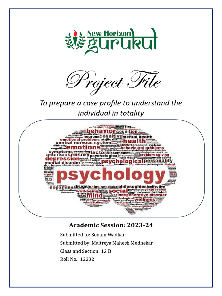 Psychology Cover Page | PDF | Computers