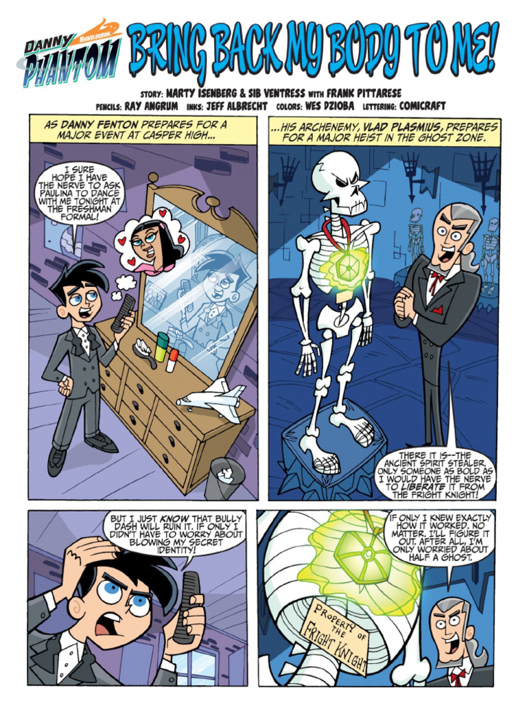 Danny Phantom - Bring Back My Body To Me (Webrip WWW - Nick.com) | PDF