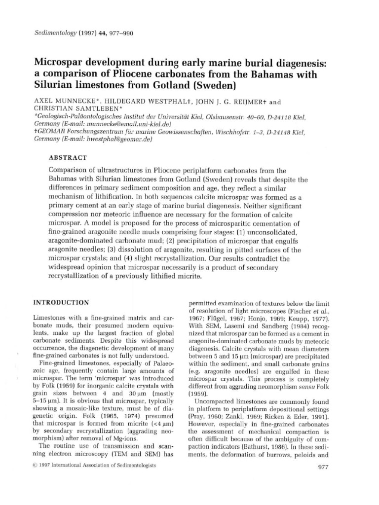 Munnecke Et Al 02 | PDF