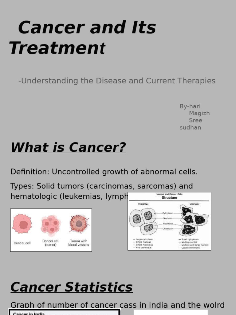 Cancer Types and Treatment Options | PDF | Cancer | Lung Cancer