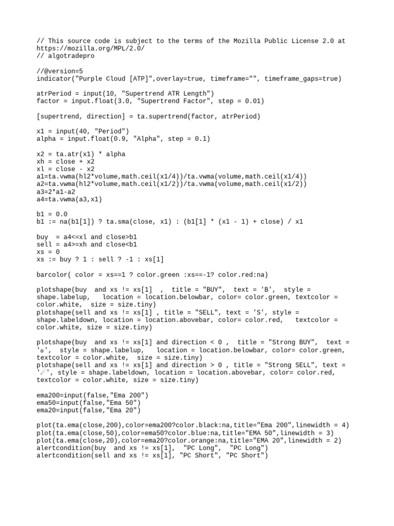 Purple Cloud Version5 Code ATP | PDF | Computers
