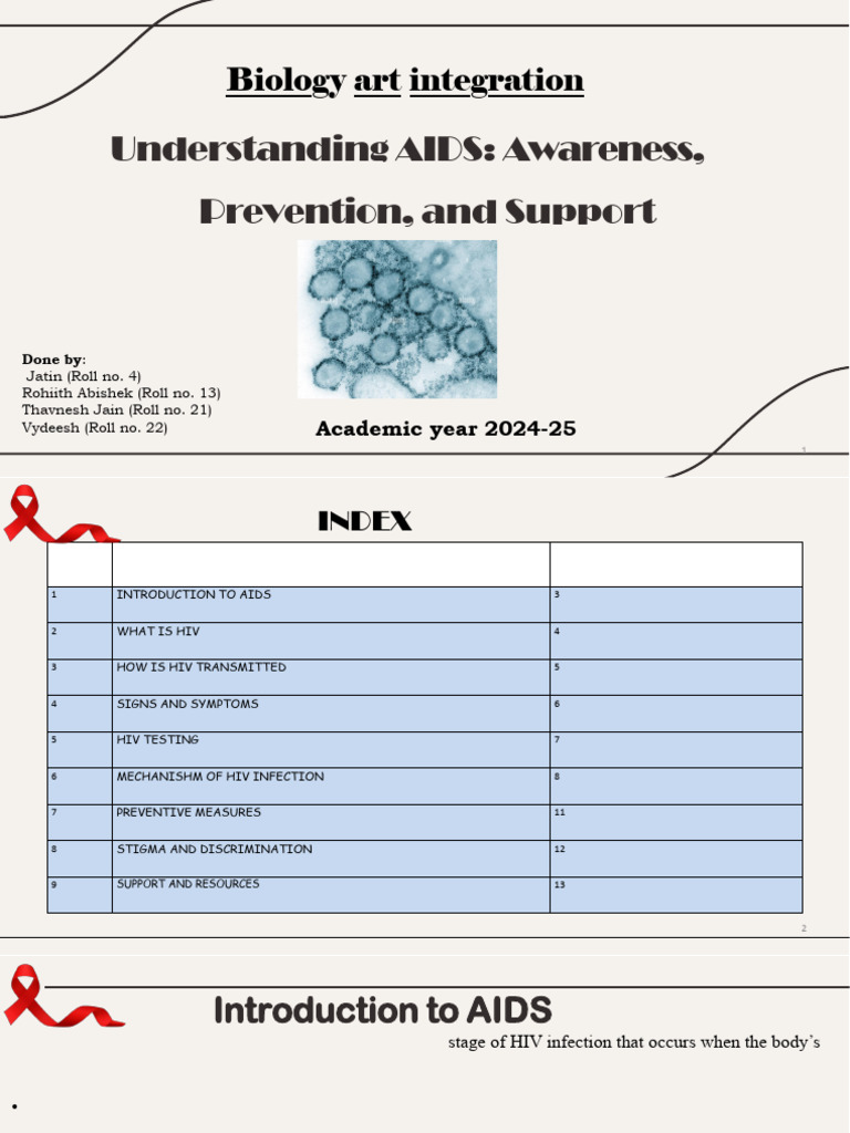 About AIDS Biology Art Integration | PDF | Hiv | Hiv/Aids