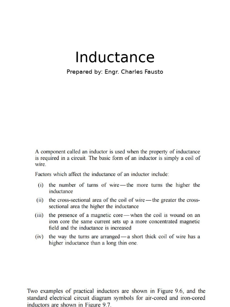 Induct Ance | PDF