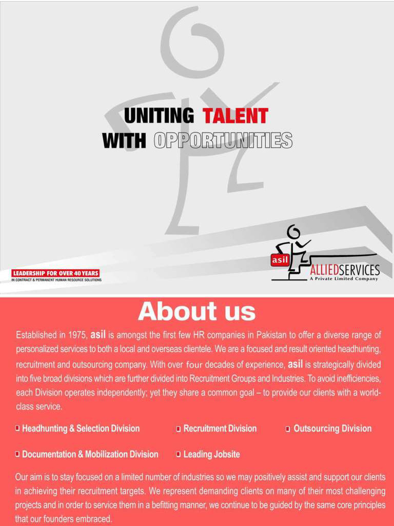 Allied Services Company Profile | PDF | Recruitment | Business