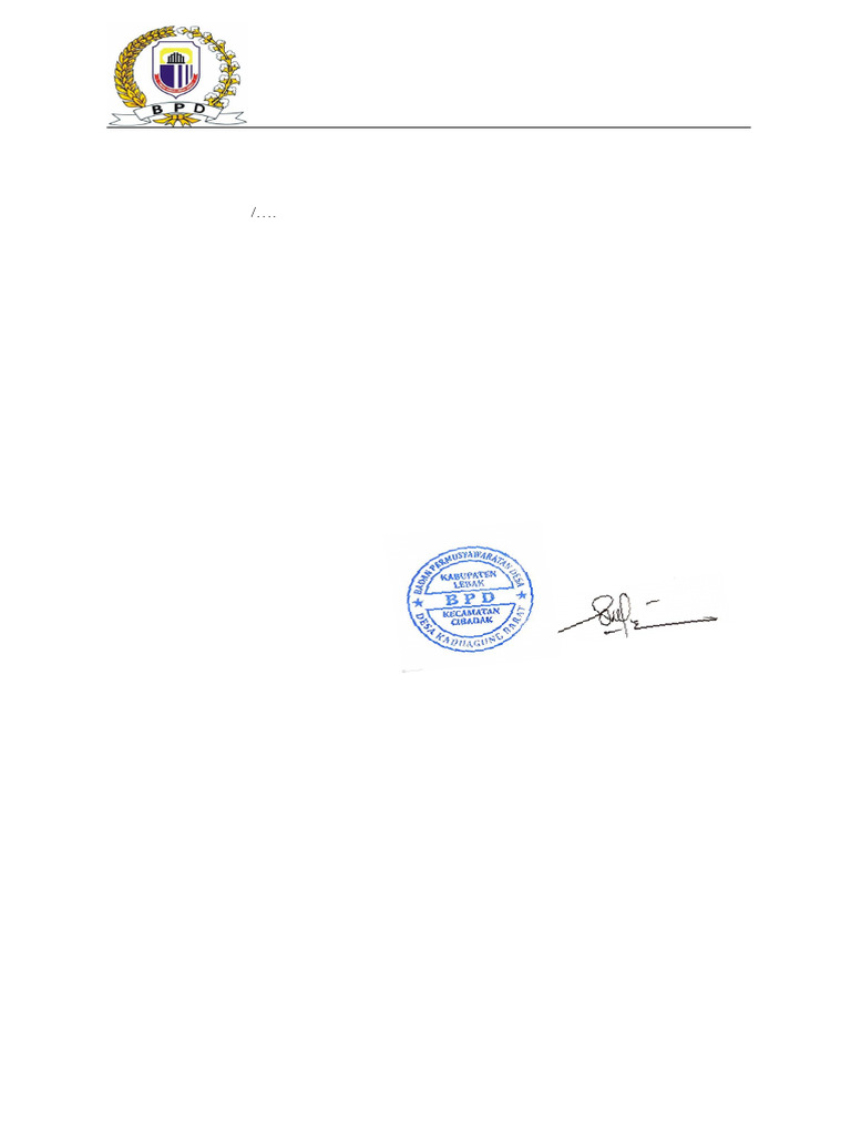 Surat Rab Apbdes 2022 Ok | PDF