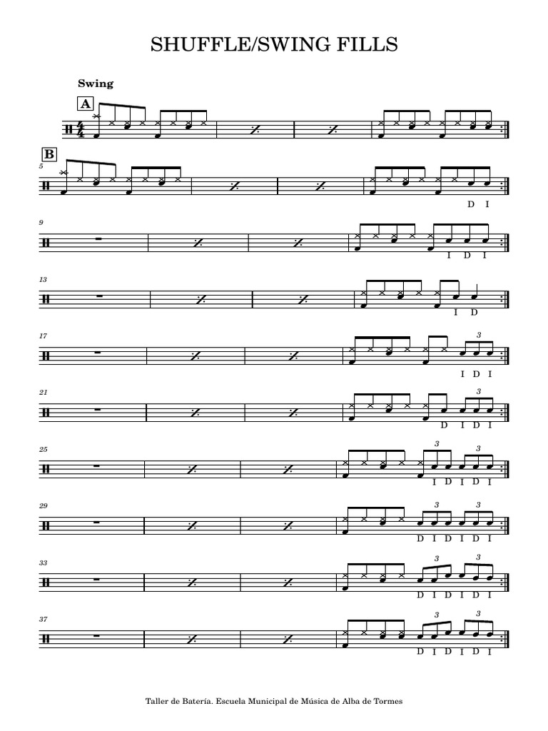 Shuffle Swing Fills | PDF