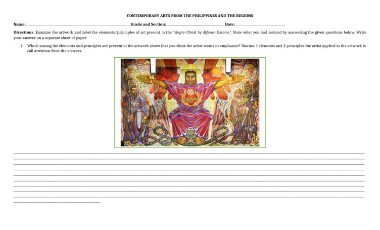 Artwork Cpar Activity | PDF