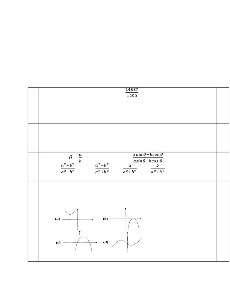 Question Paper | PDF | Rainbow | Polynomial