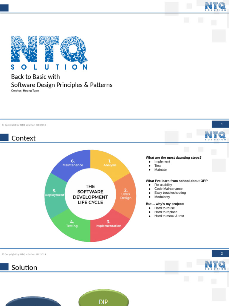 Back To Basic With Software Design Principles - Patterns | PDF ...