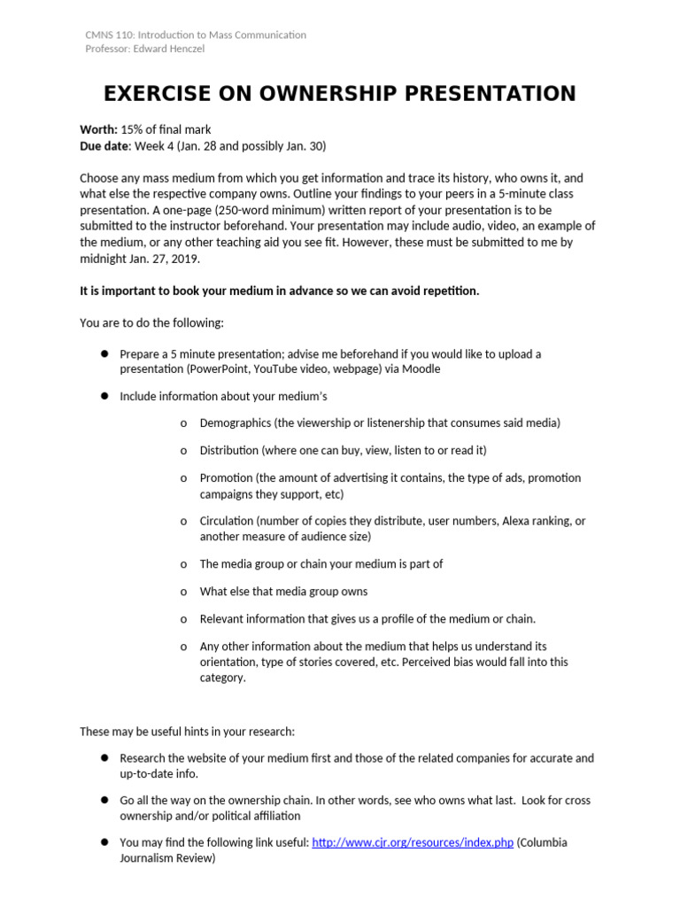 ASSIGNMENT_Exercise on ownership | PDF