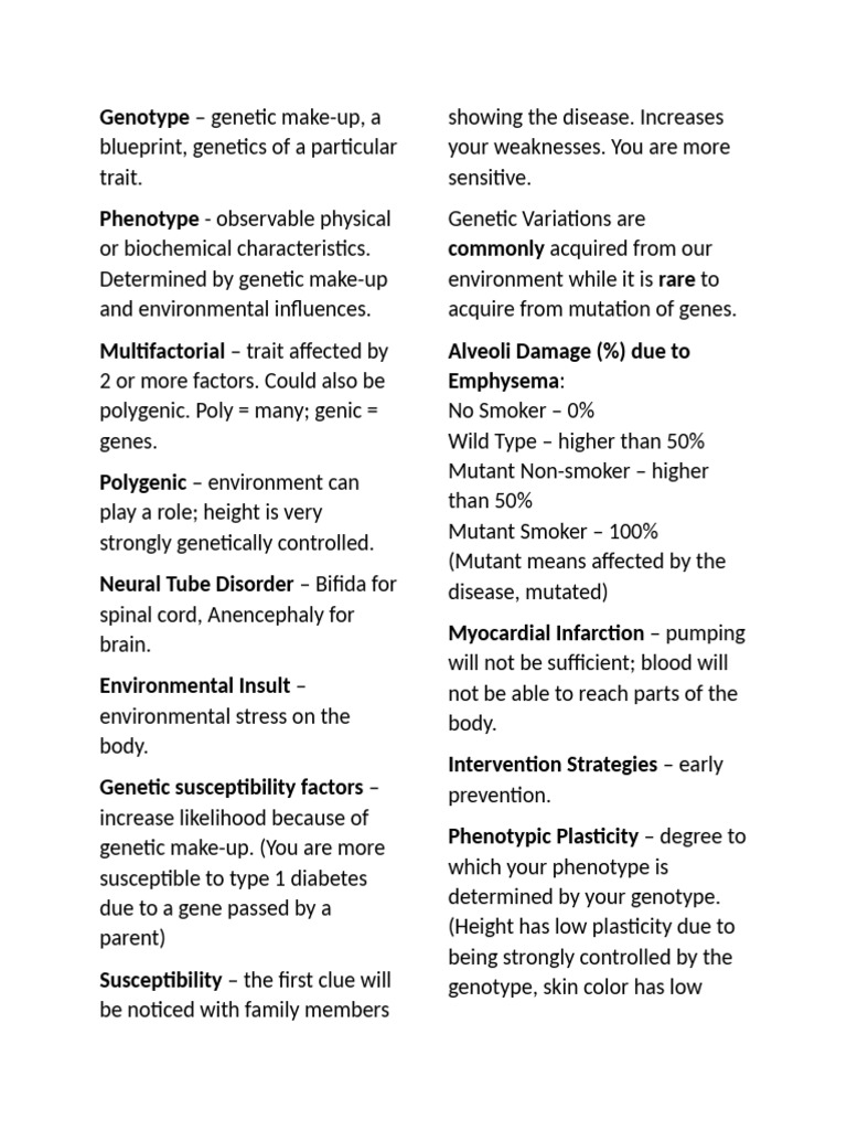 Genotype | PDF