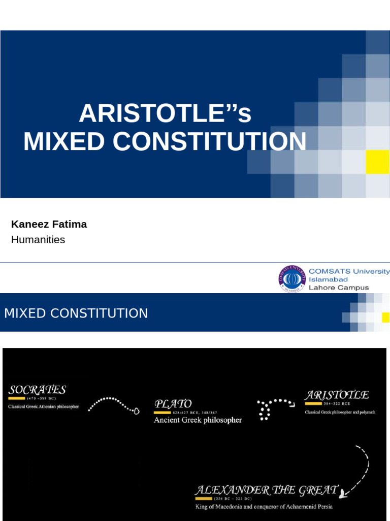 Aristotle Mixed Constitution Updated | PDF | Philosophy | History